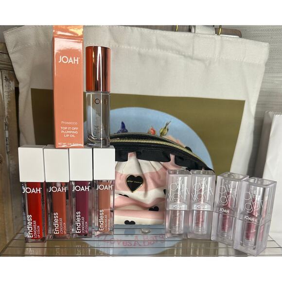 Joah | Skincare | Joah Lip Betsy Johnson Bag Piece Bundle New | Poshmark